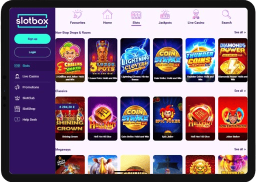 Slotbox Online Casino | Claim €1000 Bonus & 100 Free Spins